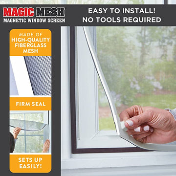 Magic Mesh® | Magic Mesh Magnetic Window Screen