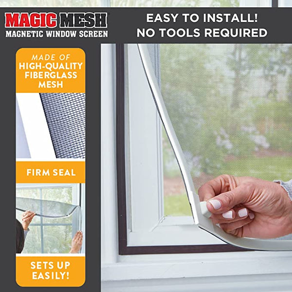 Magic Mesh® | Magic Mesh Magnetic Window Screen