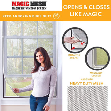 Magic Mesh® | Magic Mesh Magnetic Window Screen