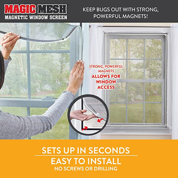 Magic Mesh® | Magic Mesh Magnetic Window Screen